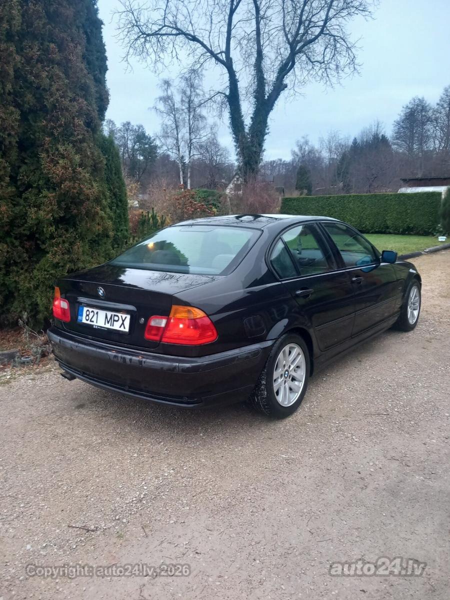 Black BMW 3 Series 2000 in Tallinn, with an engine capacity of 2.00 L and mileage of 214 thousand km for 2500 €, photo 4 on AUTOMOTO.COM.LV