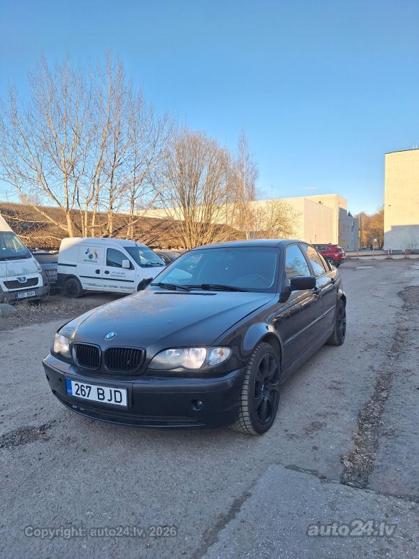 Black BMW 3 Series 2003 in Tallinn, with an engine capacity of 2.00 L and mileage of 320 thousand km for 1499 €, photo 1 on AUTOMOTO.COM.LV