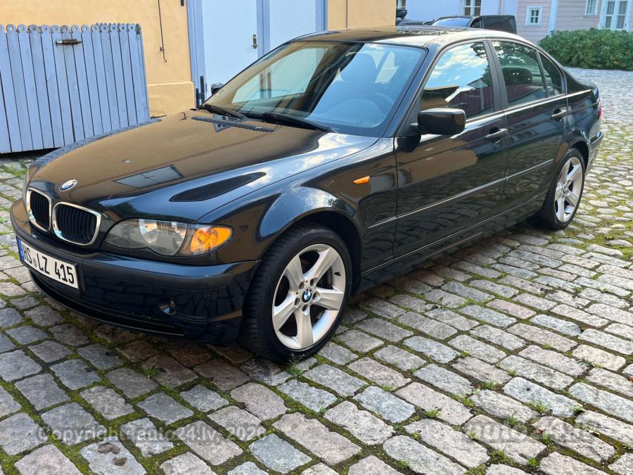 Black BMW 3 Series 2004 in Tallinn, with an engine capacity of 2.00 L and mileage of 171 thousand km for 2490 €, photo 5 on AUTOMOTO.COM.LV