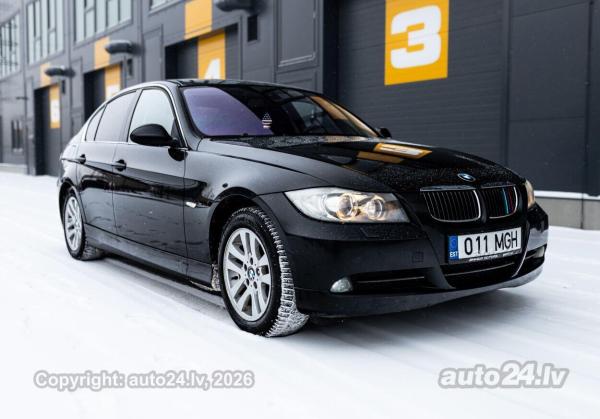 Black BMW 3 Series 2006 in Tallinn, with an engine capacity of 2.00 L and mileage of 314 thousand km for 3999 €, photo 1 on AUTOMOTO.COM.LV