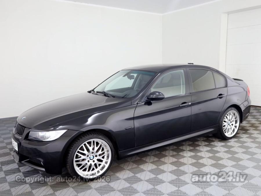 Black BMW 3 Series 2006 in Tallinn, with an engine capacity of 2.00 L and mileage of 342 thousand km for 2999 €, photo 2 on AUTOMOTO.COM.LV