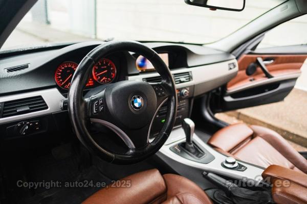 Black BMW 3 Series 2007 in Tallinn, with an engine capacity of 3.00 L and mileage of 362 thousand km for 2499 €, photo 7 on AUTOMOTO.COM.LV