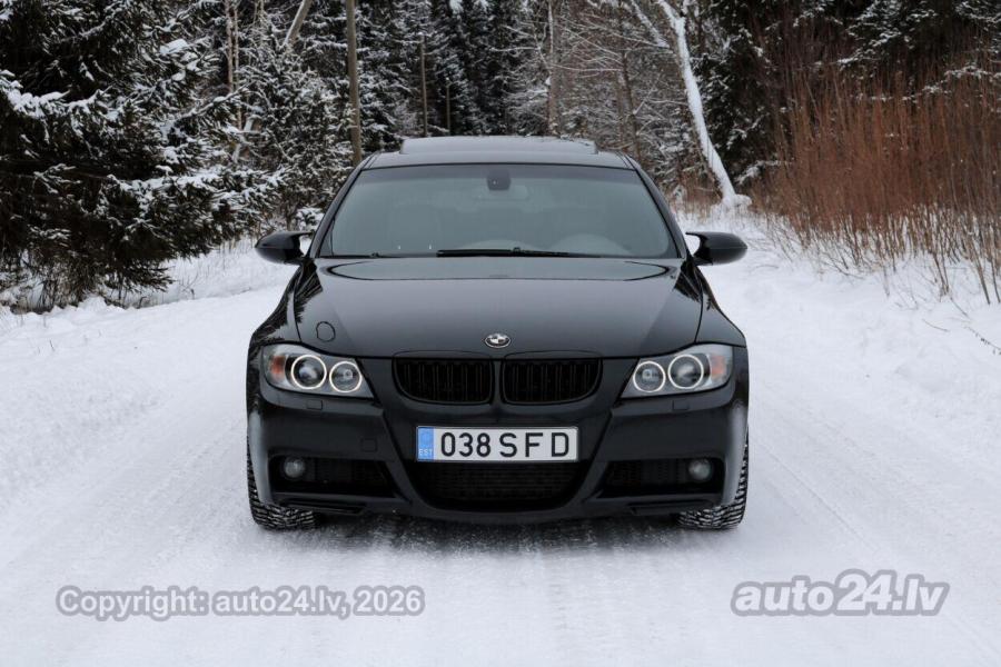 Black BMW 3 Series 2007 in Tallinn, with an engine capacity of 3.00 L and mileage of 349 thousand km for 8850 €, photo 3 on AUTOMOTO.COM.LV
