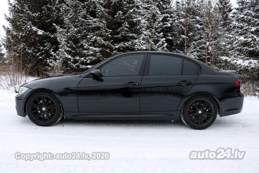Black BMW 3 Series 2007 in Tallinn, with an engine capacity of 3.00 L and mileage of 349 thousand km for 8850 €, photo 6 on AUTOMOTO.COM.LV