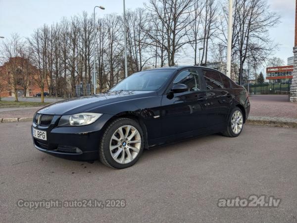 Black BMW 3 Series 2007 in Tallinn, with an engine capacity of 2.00 L and mileage of 335 thousand km for 4700 €, photo 1 on AUTOMOTO.COM.LV