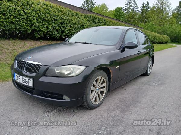 Black BMW 3 Series 2007 in Rapla, with an engine capacity of 2.00 L and mileage of 362 thousand km for 2200 €, photo 3 on AUTOMOTO.COM.LV
