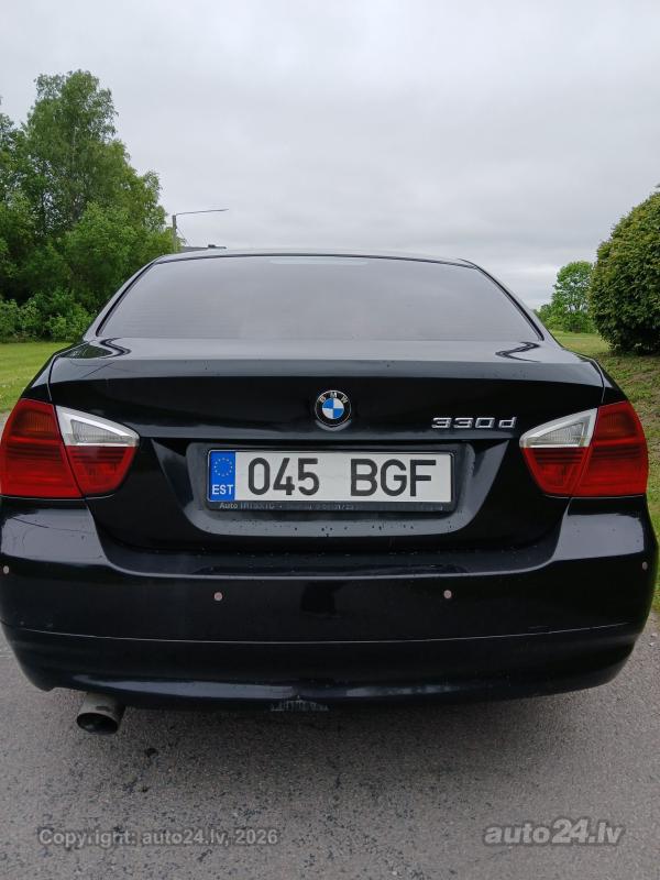 Black BMW 3 Series 2007 in Rapla, with an engine capacity of 2.00 L and mileage of 362 thousand km for 2200 €, photo 6 on AUTOMOTO.COM.LV