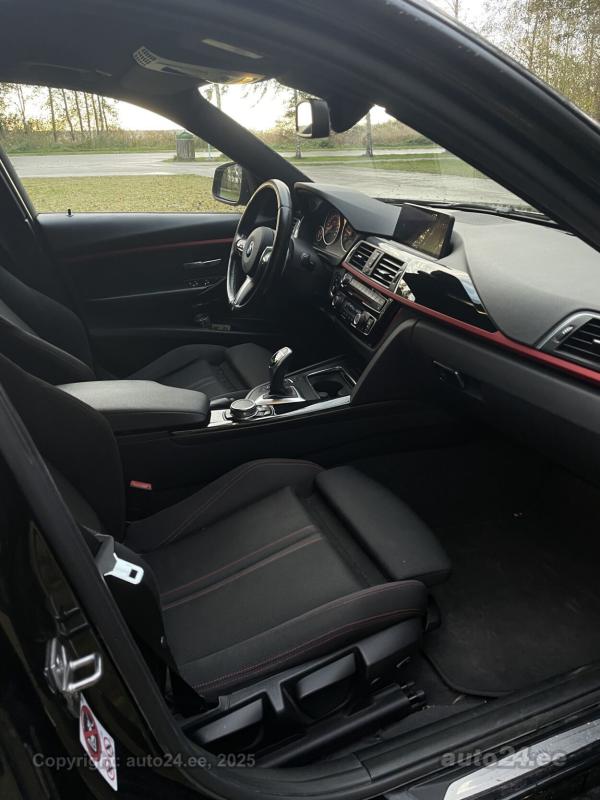 Black BMW 3 Series 2015 in Tallinn, with an engine capacity of 3.00 L and mileage of 230 thousand km for 19700 €, photo 11 on AUTOMOTO.COM.LV