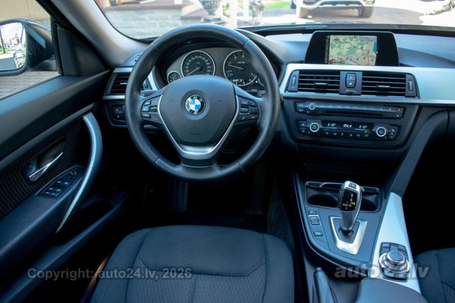 Black BMW 3 Series 2015 in Tallinn, with an engine capacity of 2.00 L and mileage of 166 thousand km for 15872 €, photo 4 on AUTOMOTO.COM.LV