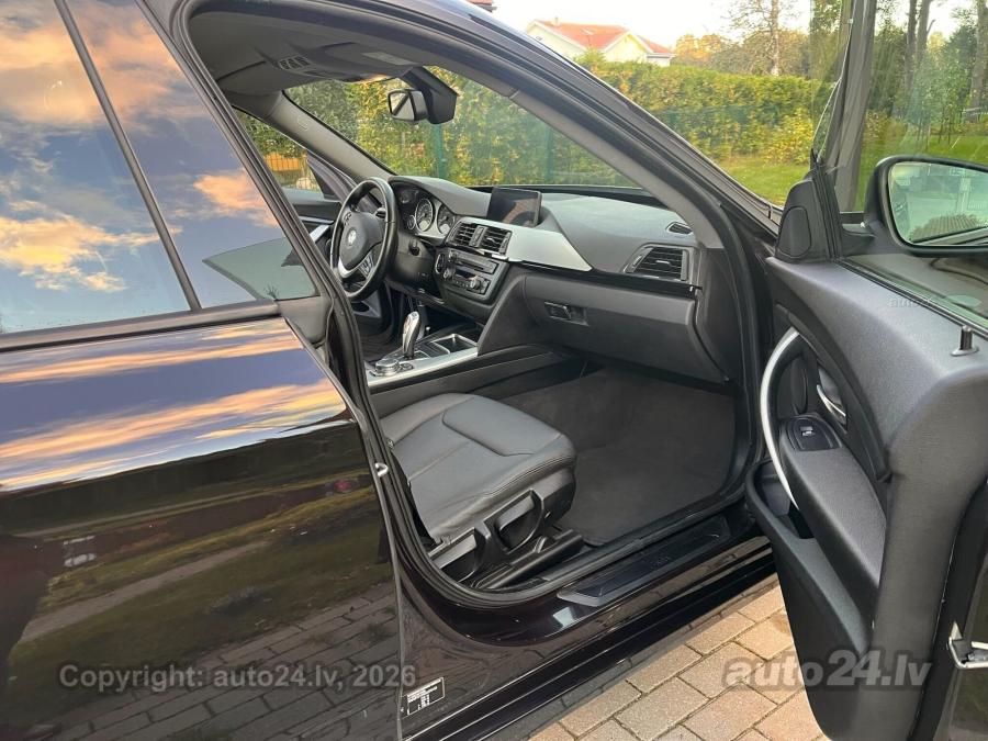 Black BMW 3 Series 2016 in Tallinn, with an engine capacity of 2.00 L and mileage of 215 thousand km for 12600 €, photo 6 on AUTOMOTO.COM.LV