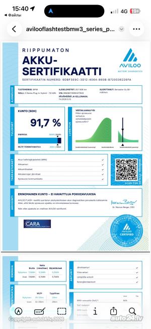 Черный БМВ 3 Серия 2017 в Таллин, объемом двигателя 2.00 л и пробегом 208 тыс. км за 14900 €, фото 24 на AUTOMOTO.COM.LV