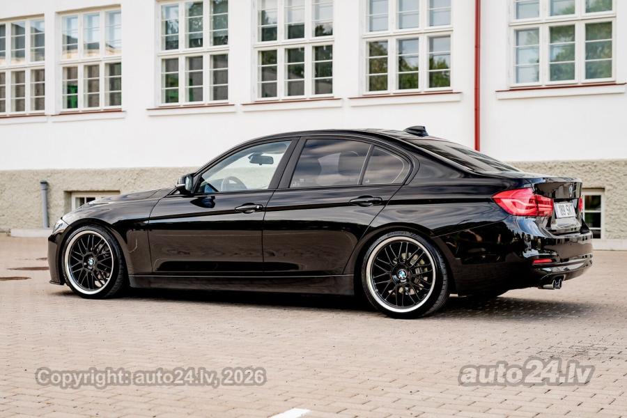 Black BMW 3 Series 2017 in Tallinn, with an engine capacity of 2.00 L and mileage of 168 thousand km for 16500 €, photo 12 on AUTOMOTO.COM.LV