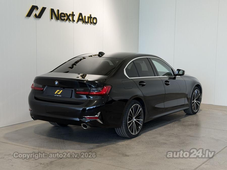 Black BMW 3 Series 2019 in Tartu, with an engine capacity of 2.00 L and mileage of 98 thousand km for 27990 €, photo 3 on AUTOMOTO.COM.LV
