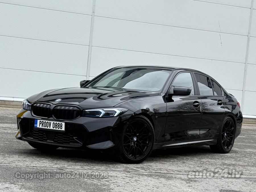 Black BMW 3 Series 2019 in Tallinn, with an engine capacity of 2.00 L and mileage of 41 thousand km for 27900 €, photo 1 on AUTOMOTO.COM.LV