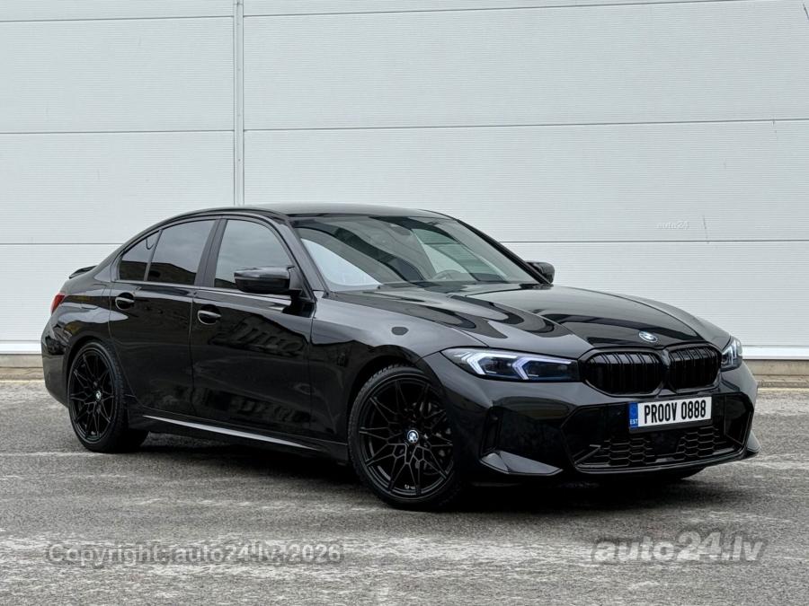 Black BMW 3 Series 2019 in Tallinn, with an engine capacity of 2.00 L and mileage of 41 thousand km for 27900 €, photo 5 on AUTOMOTO.COM.LV