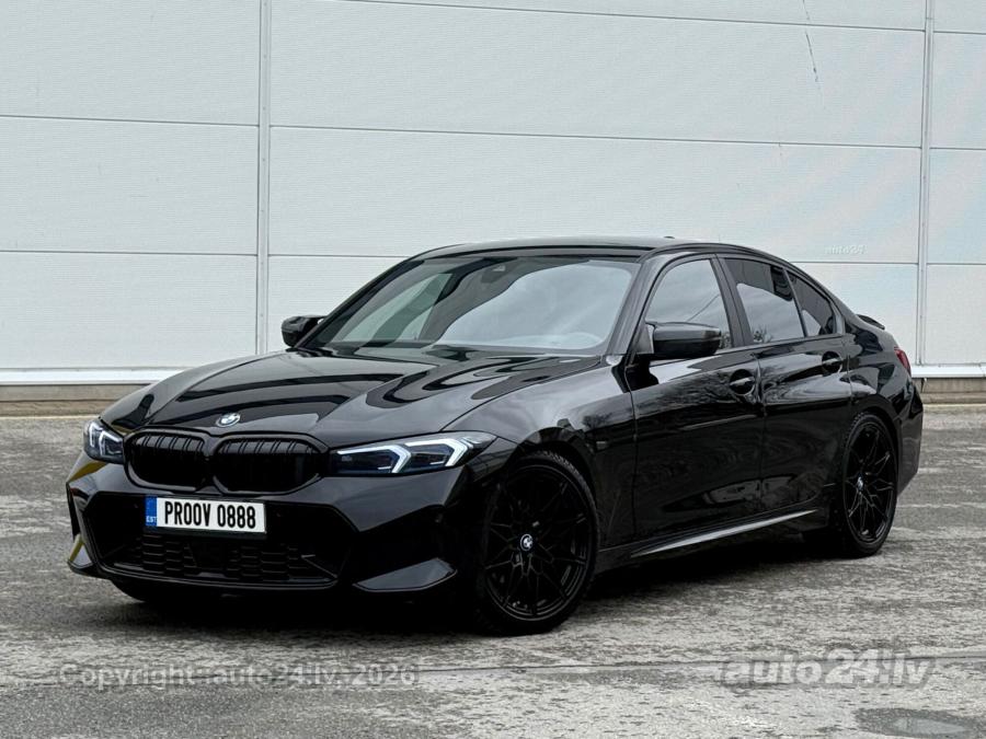 Black BMW 3 Series 2019 in Tallinn, with an engine capacity of 2.00 L and mileage of 41 thousand km for 27900 €, photo 6 on AUTOMOTO.COM.LV