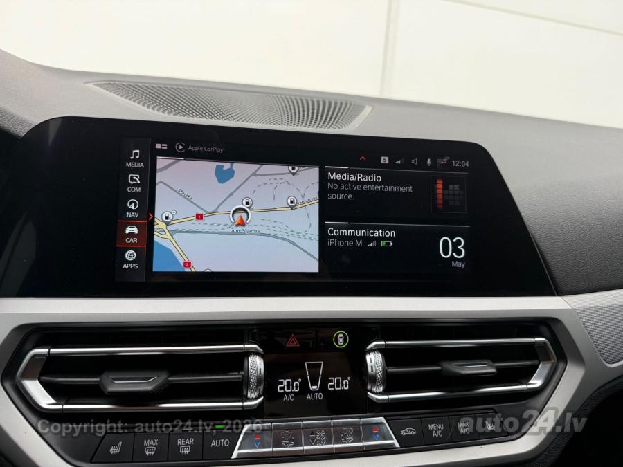 Black BMW 3 Series 2019 in Tallinn, with an engine capacity of 2.00 L and mileage of 41 thousand km for 27900 €, photo 21 on AUTOMOTO.COM.LV