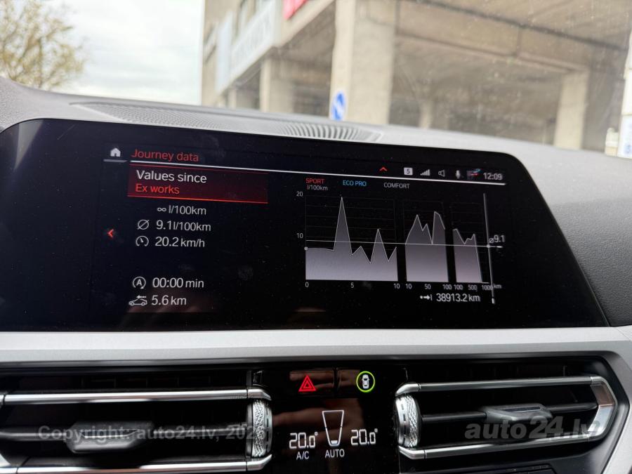 Black BMW 3 Series 2019 in Tallinn, with an engine capacity of 2.00 L and mileage of 41 thousand km for 27900 €, photo 22 on AUTOMOTO.COM.LV