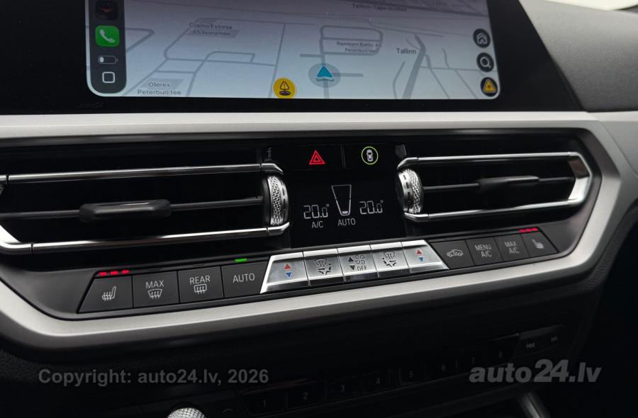 Black BMW 3 Series 2019 in Tallinn, with an engine capacity of 2.00 L and mileage of 41 thousand km for 27900 €, photo 23 on AUTOMOTO.COM.LV
