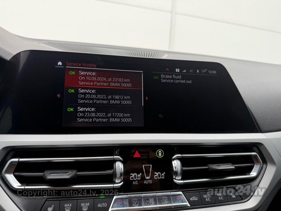 Black BMW 3 Series 2019 in Tallinn, with an engine capacity of 2.00 L and mileage of 41 thousand km for 27900 €, photo 27 on AUTOMOTO.COM.LV