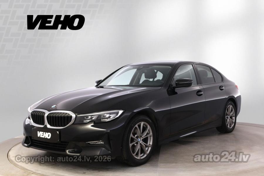 Black BMW 3 Series 2019 in Tallinn, with an engine capacity of 2.00 L and mileage of 55 thousand km for 27900 €, photo 1 on AUTOMOTO.COM.LV