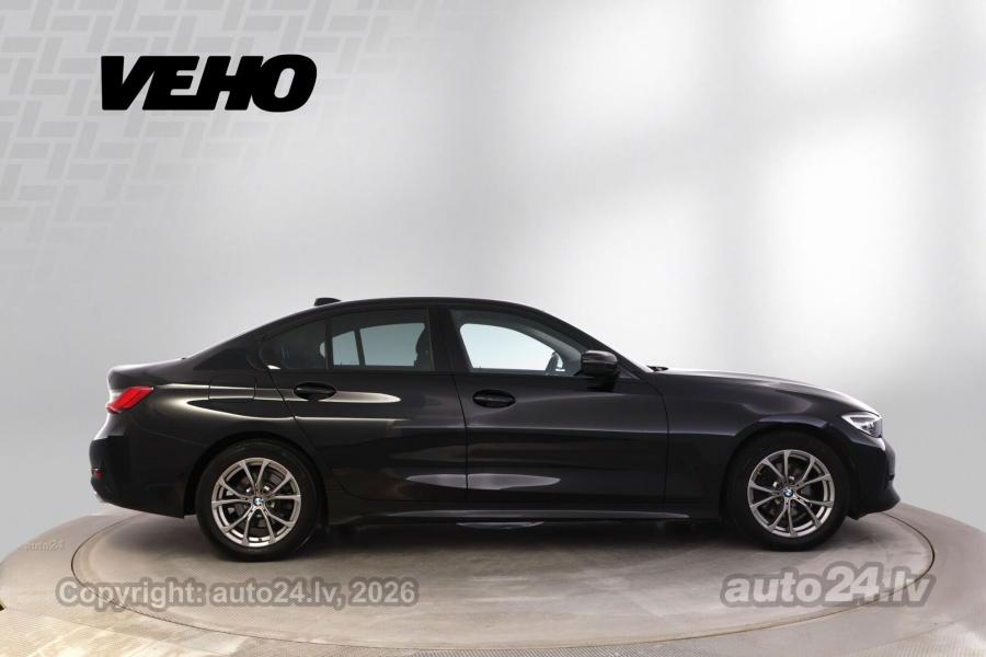 Black BMW 3 Series 2019 in Tallinn, with an engine capacity of 2.00 L and mileage of 55 thousand km for 27900 €, photo 3 on AUTOMOTO.COM.LV