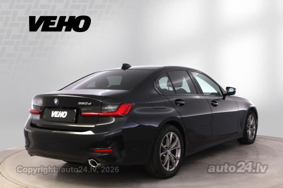 Black BMW 3 Series 2019 in Tallinn, with an engine capacity of 2.00 L and mileage of 55 thousand km for 27900 €, photo 4 on AUTOMOTO.COM.LV