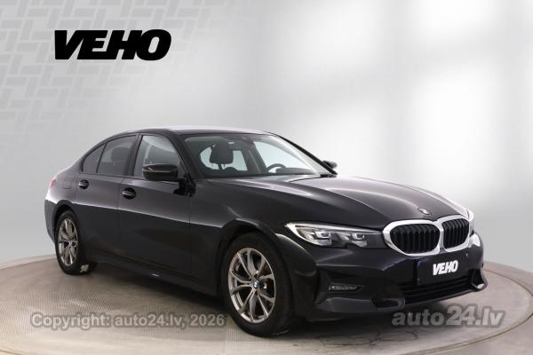 Black BMW 3 Series 2019 in Tallinn, with an engine capacity of 2.00 L and mileage of 55 thousand km for 27900 €, photo 5 on AUTOMOTO.COM.LV
