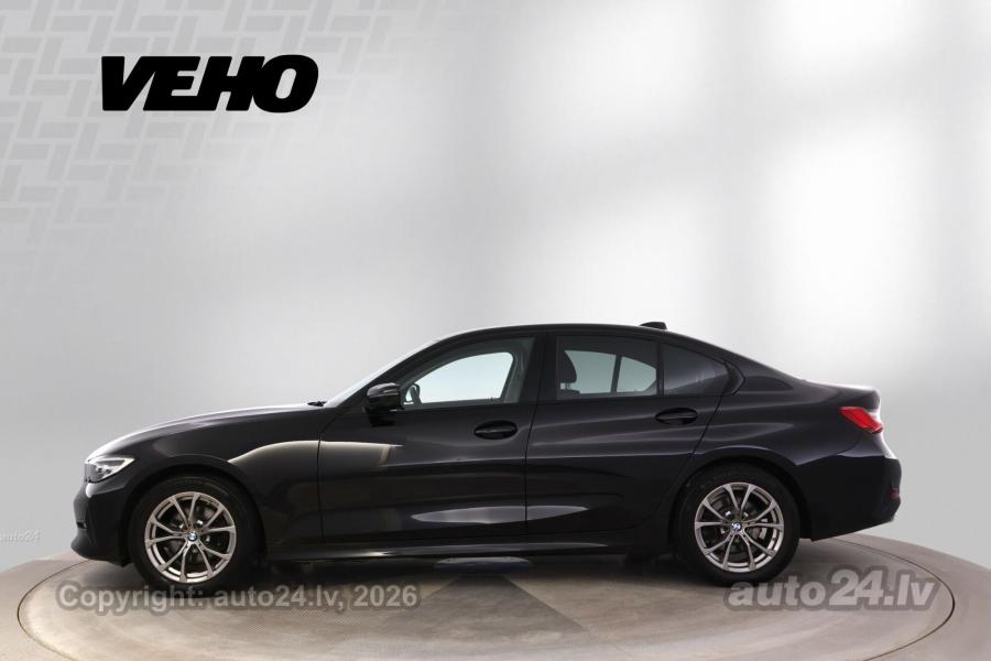 Black BMW 3 Series 2019 in Tallinn, with an engine capacity of 2.00 L and mileage of 55 thousand km for 27900 €, photo 7 on AUTOMOTO.COM.LV