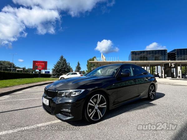 Black BMW 3 Series 2019 in Tallinn, with an engine capacity of 2.00 L and mileage of 90 thousand km for 26490 €, photo 1 on AUTOMOTO.COM.LV