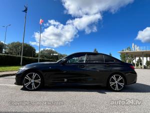 Black BMW 3 Series 2019 in Tallinn, with an engine capacity of 2.00 L and mileage of 90 thousand km for 26490 €, photo 4 on AUTOMOTO.COM.LV