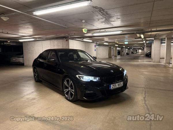 Black BMW 3 Series 2019 in Tallinn, with an engine capacity of 2.00 L and mileage of 90 thousand km for 26490 €, photo 6 on AUTOMOTO.COM.LV