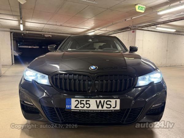 Black BMW 3 Series 2019 in Tallinn, with an engine capacity of 2.00 L and mileage of 90 thousand km for 26490 €, photo 10 on AUTOMOTO.COM.LV