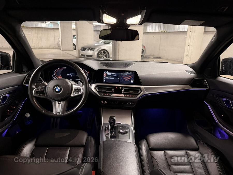 Black BMW 3 Series 2019 in Tallinn, with an engine capacity of 2.00 L and mileage of 90 thousand km for 26490 €, photo 19 on AUTOMOTO.COM.LV