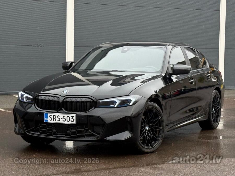 Black BMW 3 Series 2020 in Tallinn, with an engine capacity of 2.00 L and mileage of 39 thousand km for 25990 €, photo 1 on AUTOMOTO.COM.LV