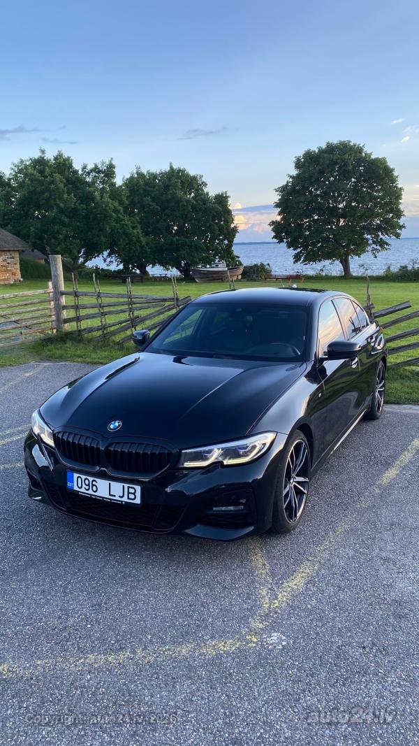 Melns BMW 3 Series 2020 Tallina, ar dzinēja tilpumu 2.00 L un nobraukumu 82 tūkst. km par 30999 €, foto 1 vietnē AUTOMOTO.COM.LV
