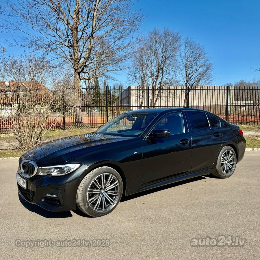 Black BMW 3 Series 2021 in Tallinn, with an engine capacity of 2.00 L and mileage of 44 thousand km for 36900 €, photo 3 on AUTOMOTO.COM.LV