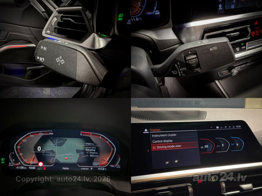 Melns BMW 3 Series 2021 Tallina, ar dzinēja tilpumu 2.00 L un nobraukumu 96 tūkst. km par 33999 €, foto 22 vietnē AUTOMOTO.COM.LV