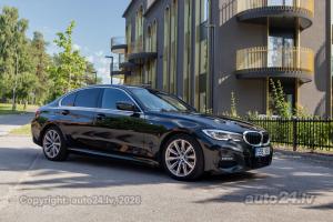 Melns BMW 3 Series 2021 Tallina, ar dzinēja tilpumu 2.00 L un nobraukumu 117 tūkst. km par 31900 €, foto  vietnē AUTOMOTO.COM.LV