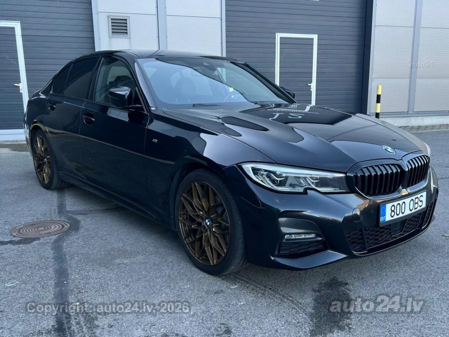 Black BMW 3 Series 2021 in Tallinn, with an engine capacity of 2.00 L and mileage of 143 thousand km for 30900 €, photo 3 on AUTOMOTO.COM.LV