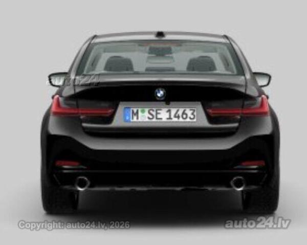 Black BMW 3 Series 2024 in Tallinn, with an engine capacity of 2.00 L and mileage of 47 thousand km for 38900 €, photo 5 on AUTOMOTO.COM.LV