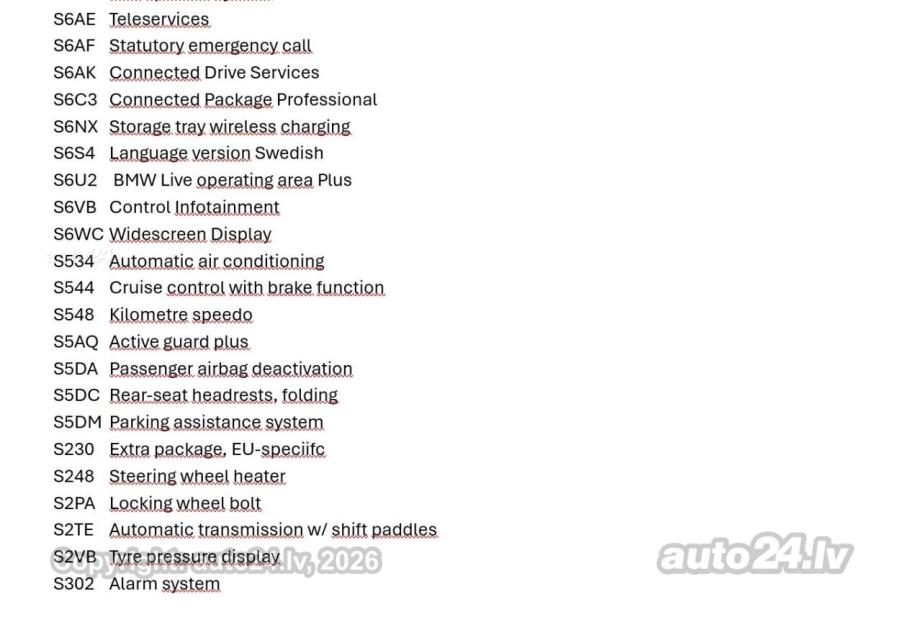 Черный БМВ 3 Серия 2024 в Таллин, объемом двигателя 2.00 л и пробегом 25 тыс. км за 39500 €, фото 11 на AUTOMOTO.COM.LV