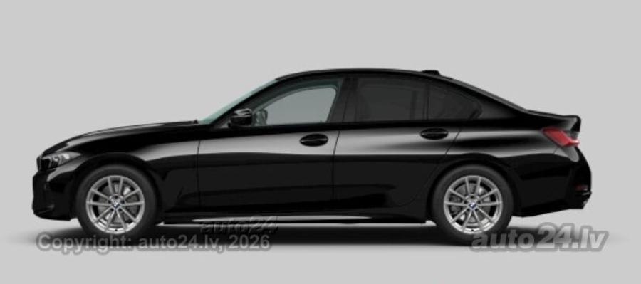 Black BMW 3 Series 2025 in Tallinn, with an engine capacity of 2.00 L and mileage of 24 thousand km for 36900 €, photo 2 on AUTOMOTO.COM.LV