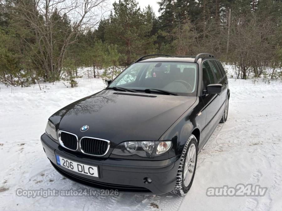 Black BMW 3 Series 2004 in Tallinn, with an engine capacity of 2.00 L and mileage of 194 thousand km for 3400 €, photo 1 on AUTOMOTO.COM.LV