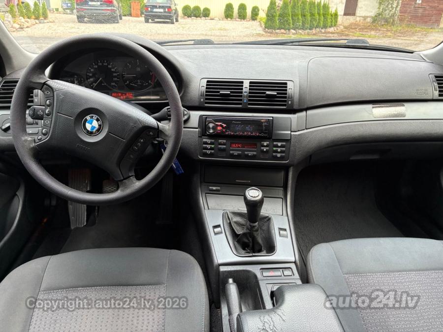 Black BMW 3 Series 2005 in Polva, with an engine capacity of 2.00 L and mileage of 359 thousand km for 2600 €, photo 7 on AUTOMOTO.COM.LV