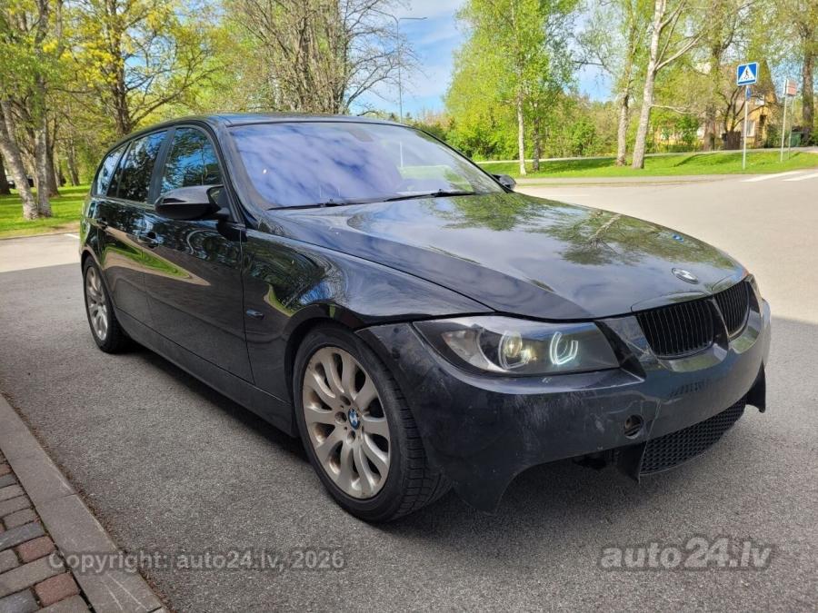 Black BMW 3 Series 2006 in Tallinn, with an engine capacity of 2.00 L and mileage of 399 thousand km for 1299 €, photo 1 on AUTOMOTO.COM.LV