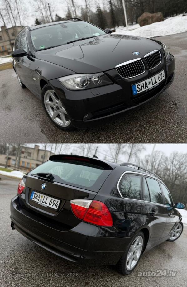 Black BMW 3 Series 2007 in Viljandi, with an engine capacity of 3.00 L and mileage of 281 thousand km for 5990 €, photo 5 on AUTOMOTO.COM.LV