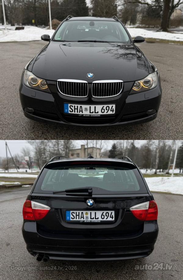 Black BMW 3 Series 2007 in Viljandi, with an engine capacity of 3.00 L and mileage of 281 thousand km for 5990 €, photo 6 on AUTOMOTO.COM.LV