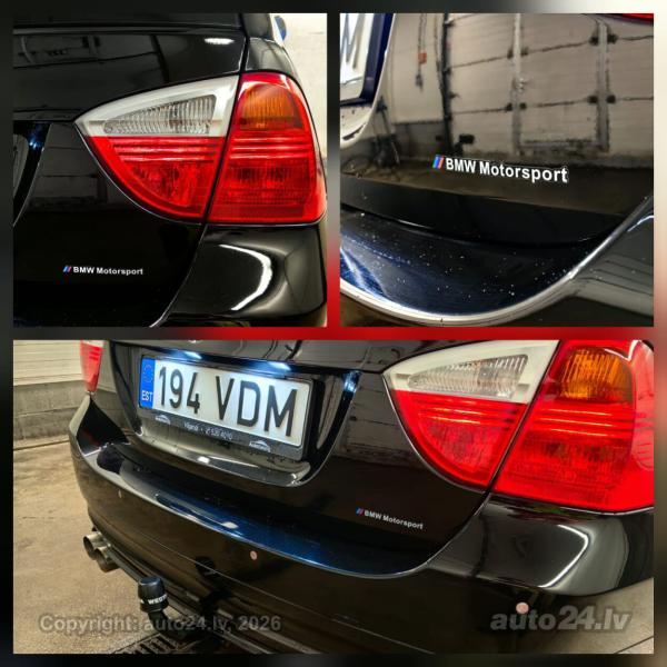Black BMW 3 Series 2007 in Viljandi, with an engine capacity of 2.00 L and mileage of 269 thousand km for 4390 €, photo 11 on AUTOMOTO.COM.LV