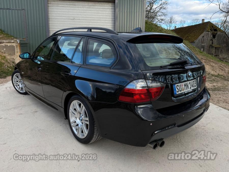 Black BMW 3 Series 2007 in Viljandi, with an engine capacity of 3.00 L and mileage of 353 thousand km for 6490 €, photo 4 on AUTOMOTO.COM.LV